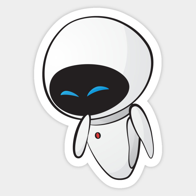 Wall E Eve Wall E Eve Sticker Teepublic